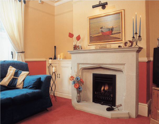 Chilworthy with optional Haddon Hall Shelf | Minsterstone